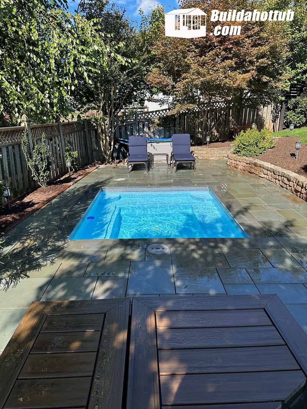 DIY Concrete Plunge Pool - by Ben, PA, USA - Build a DIY Hot Tub