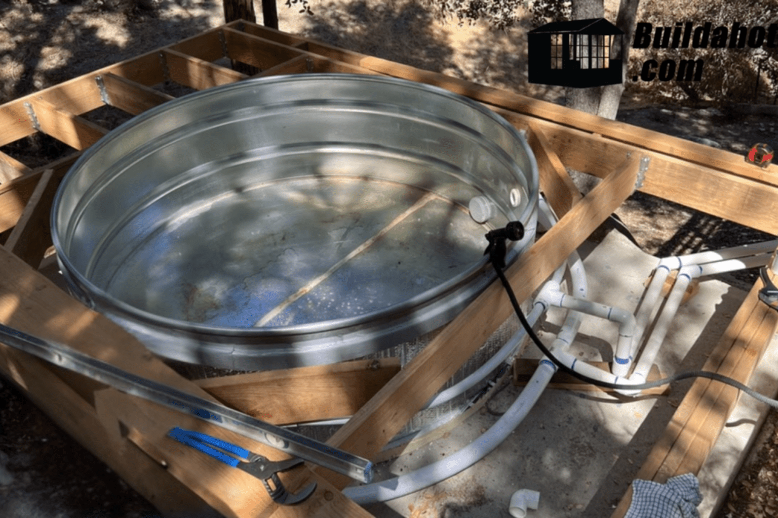 Adding a DIY STOCK TANK HOT TUB to an AirBnB property - Build a DIY Hot Tub